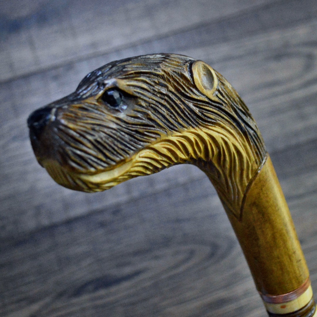 Otter Cane Collectible Cane Wooden Cane Walking Cane Wooden - Etsy
