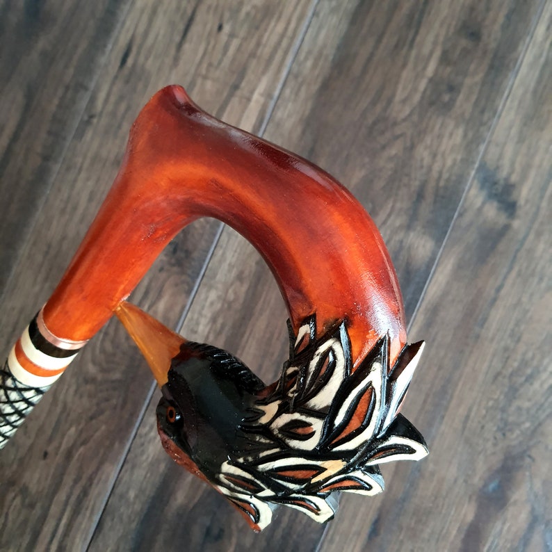 Phoenix Walking Cane Walking Stick Handmade Cane - Etsy