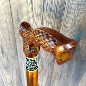 Walking Cane Wooden Sticks Walking Stick OAK Wood Canes Wooden Cane ...