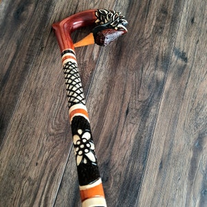Phoenix Walking Cane Walking Stick Handmade Cane - Etsy
