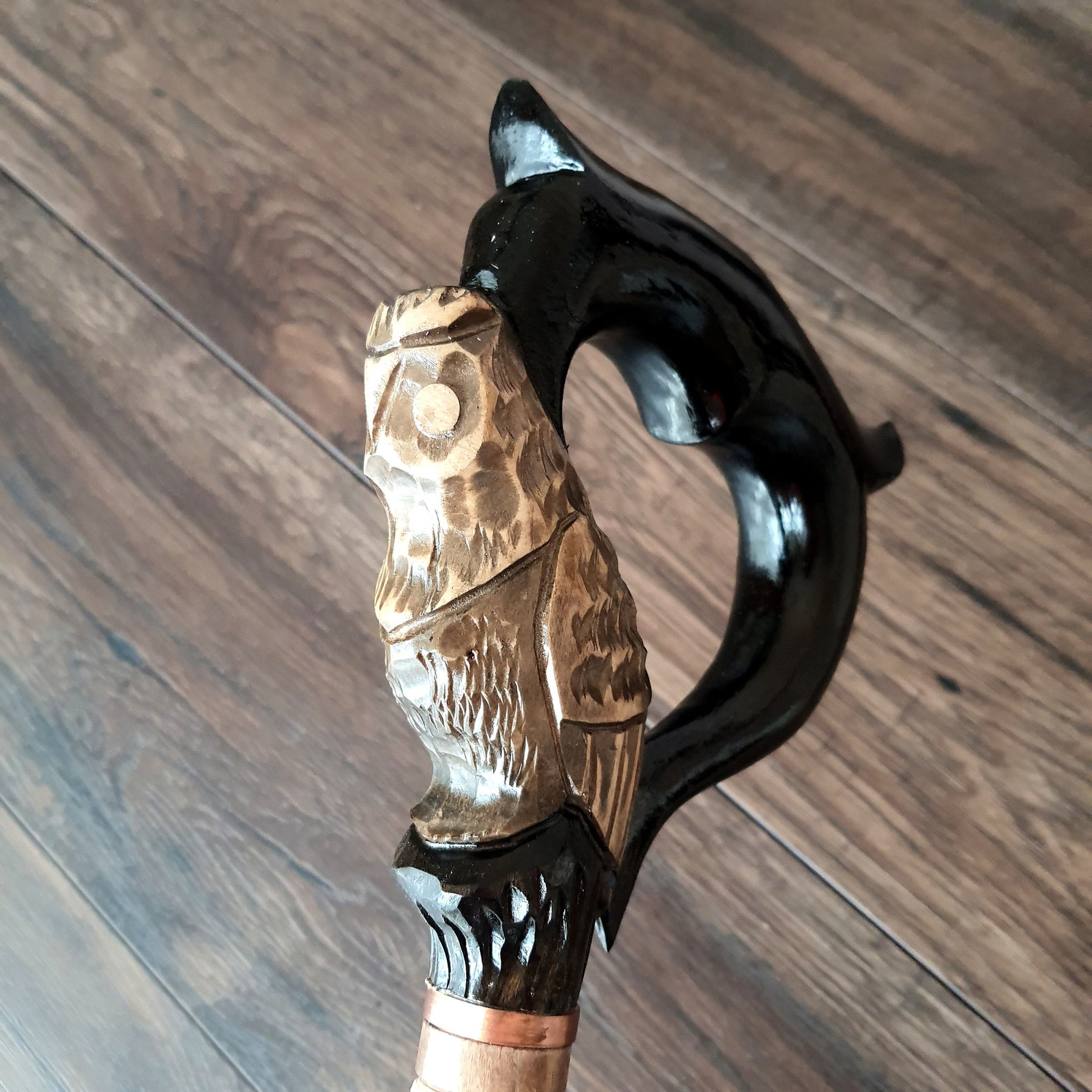 Owl Cane Walking Stick Collectible Cane Wooden Cane Walking - Etsy