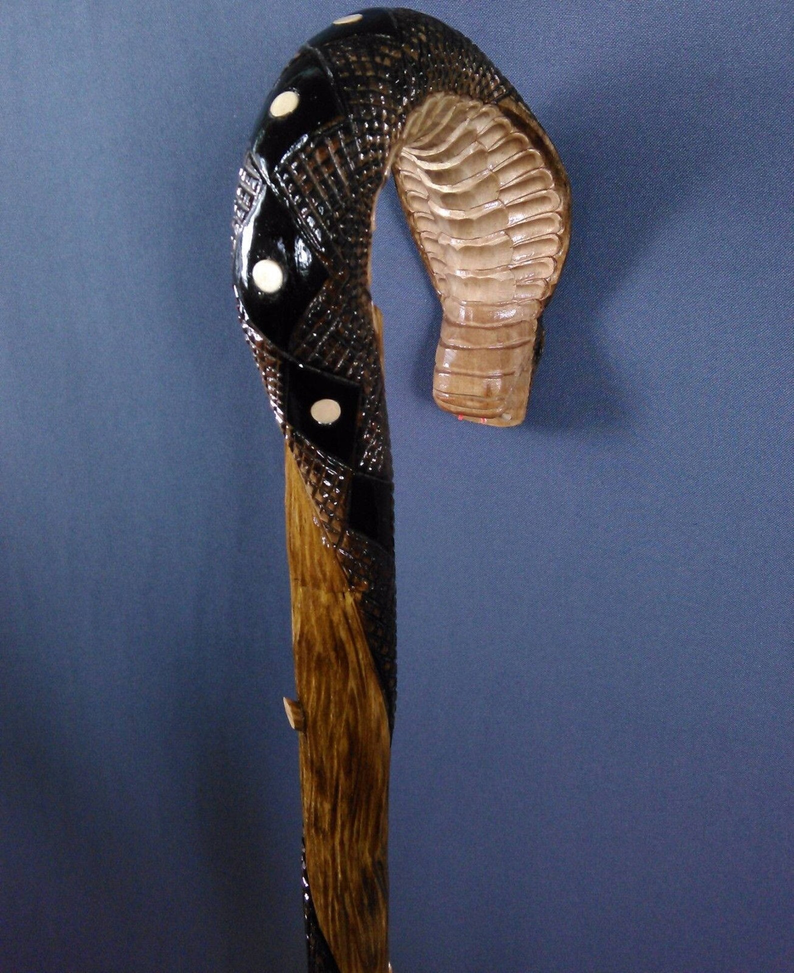 Cobra Brown Cane Collectible Cane Wooden Cane Walking Cane - Etsy