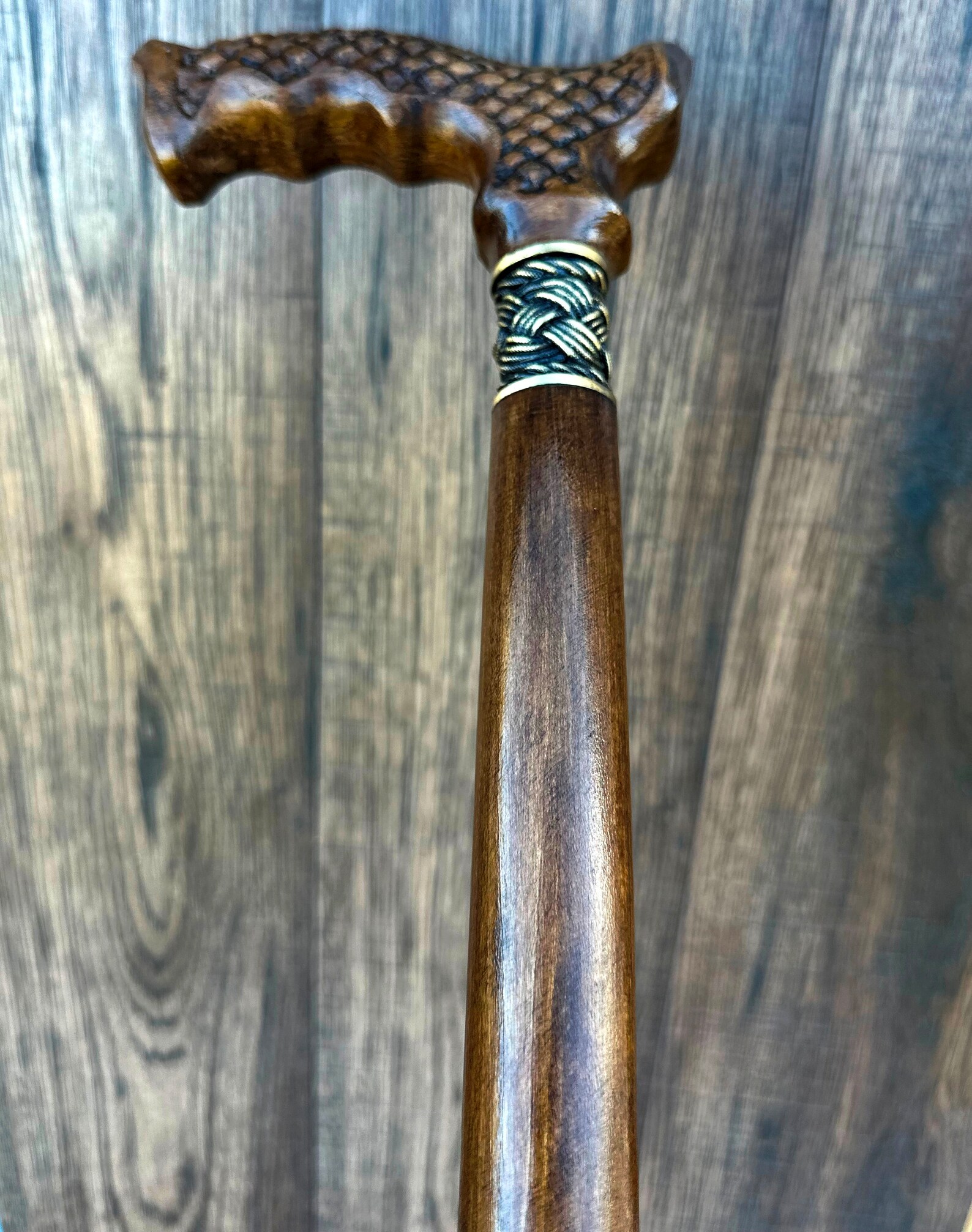 Walking Cane Wooden Sticks Walking Stick OAK Wood Canes Wooden Cane ...