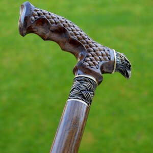 FALCON OAK Wood Canes Wooden Cane Walking Cane Wooden Sticks Walking ...