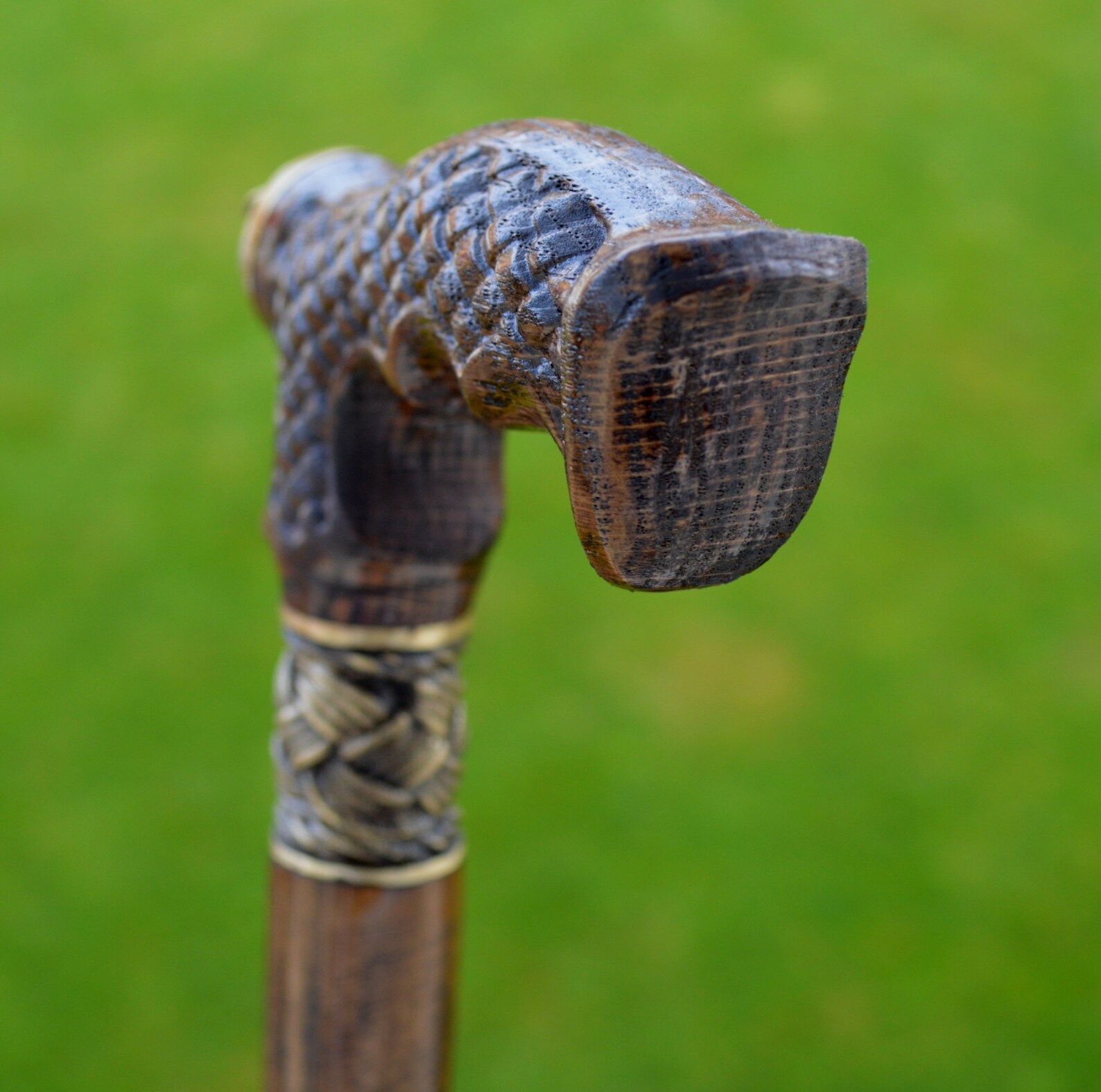 HAWK OAK Wood Canes Wooden Cane Walking Cane Wooden Sticks | Etsy