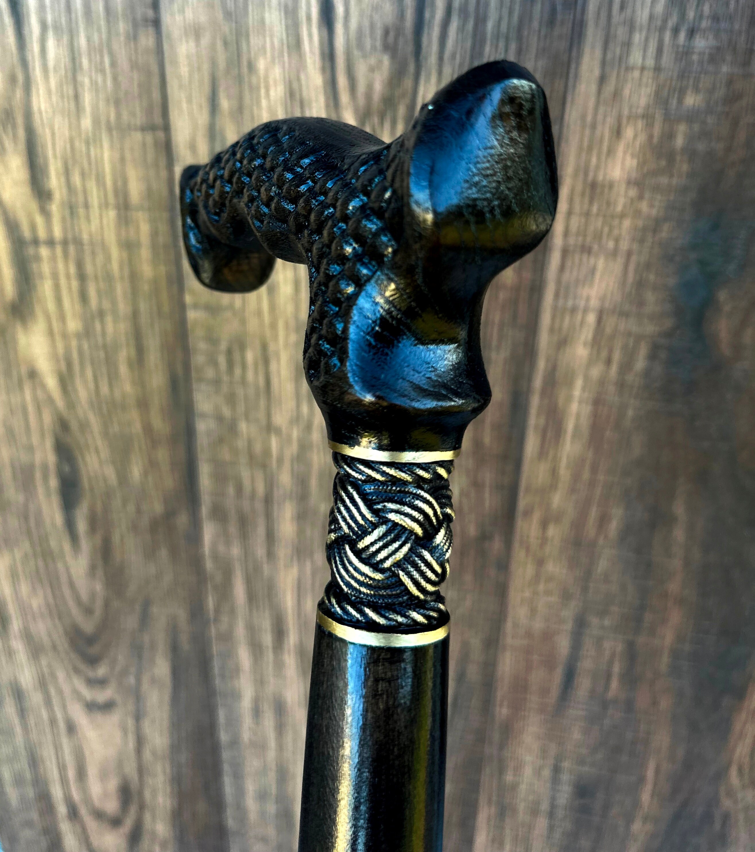 Walking Cane Wooden Sticks Walking Stick OAK Wood Canes Wooden Cane ...