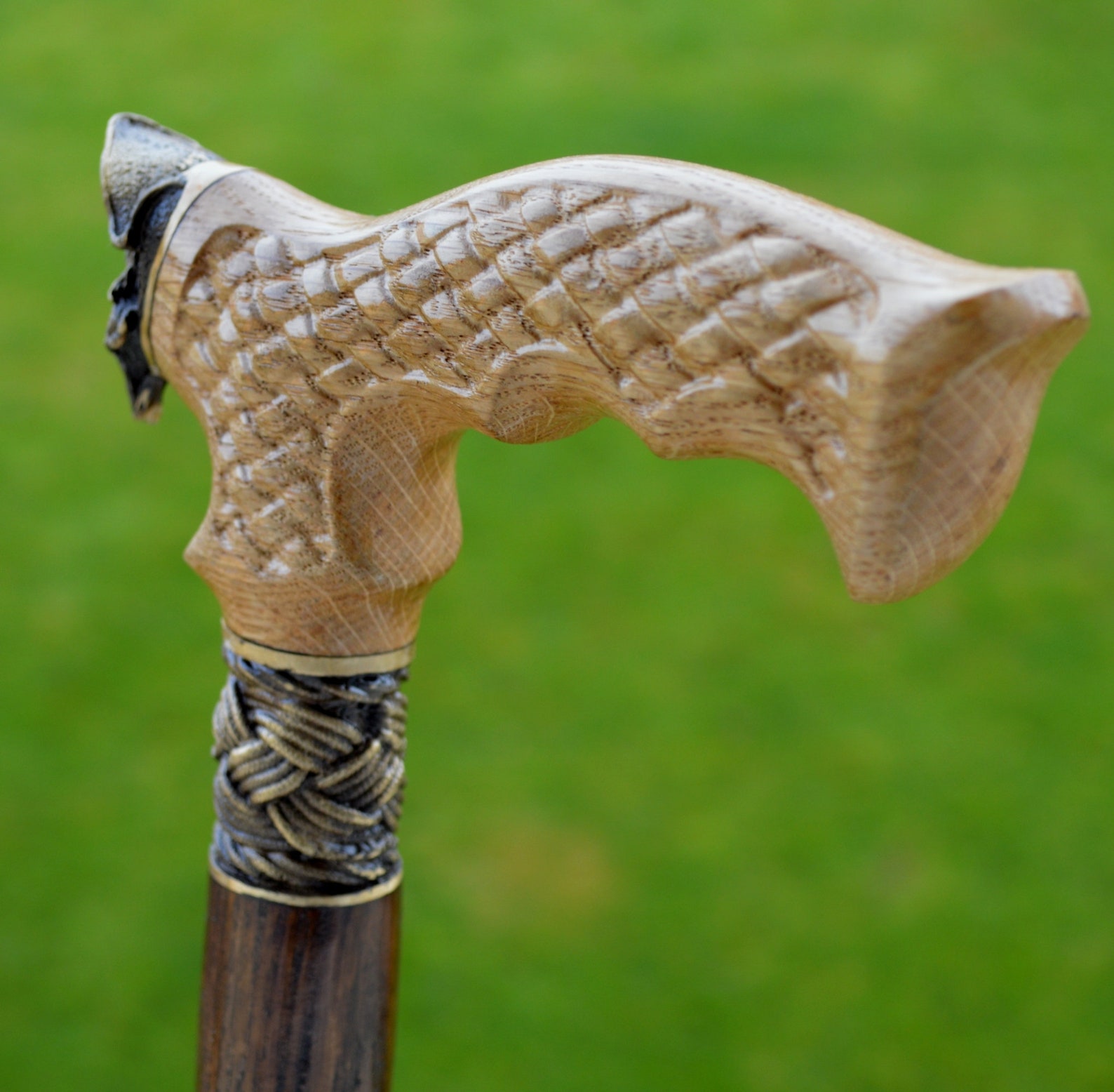 PIRATE OAK Wood Canes Wooden Cane Walking Cane Wooden Sticks | Etsy