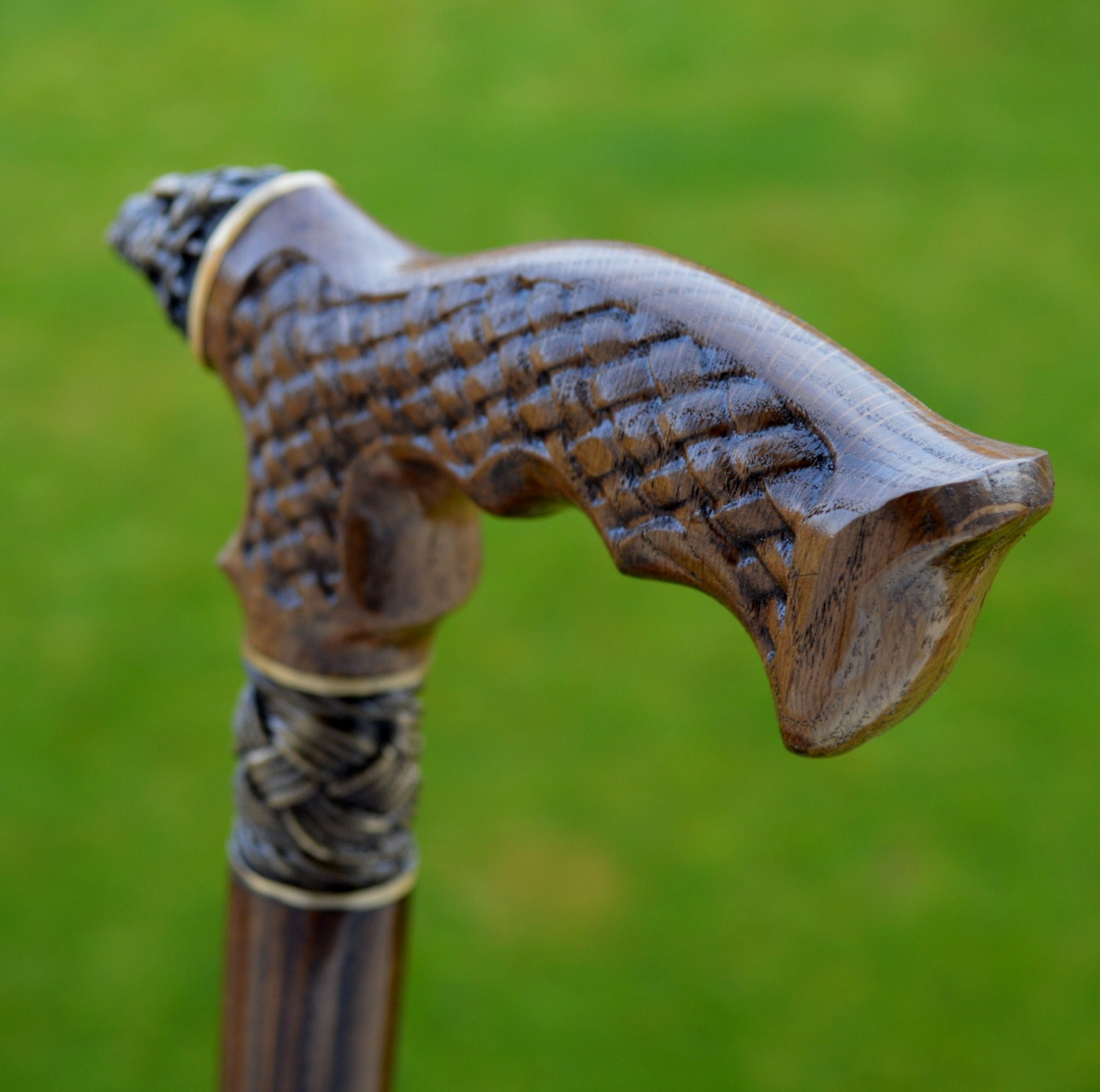 DRAGON OAK Wood Canes Wooden Cane Walking Cane Wooden Sticks Walking ...
