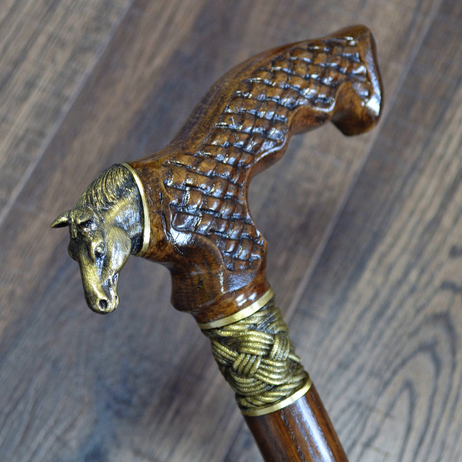Horse Walking Cane Wooden Sticks Walking Stick Horse OAK Wood Canes ...