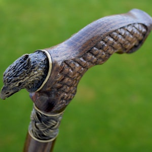 FALCON OAK Wood Canes Wooden Cane Walking Cane Wooden Sticks Walking ...