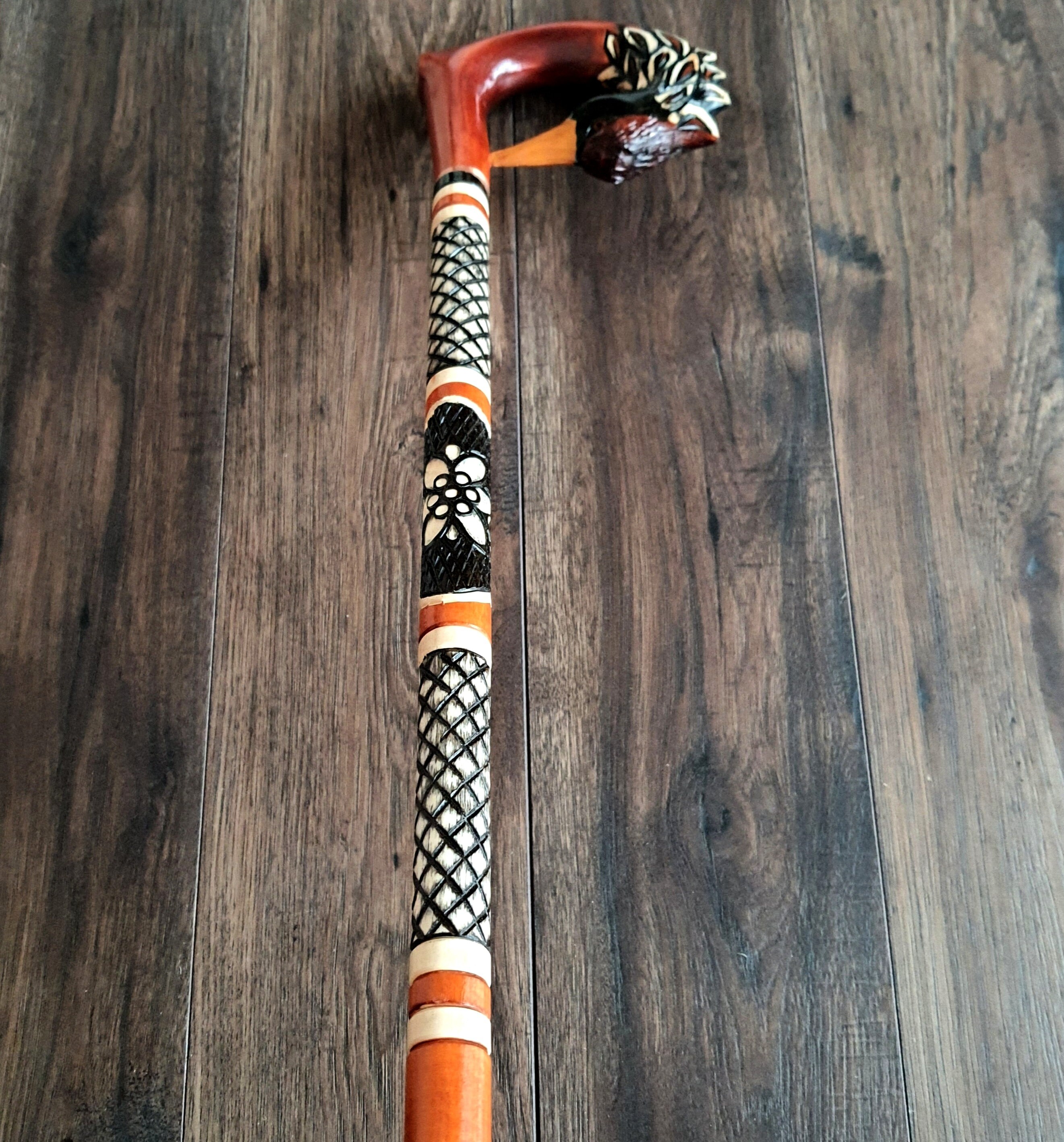 Phoenix Walking Cane Walking Stick Handmade Cane - Etsy