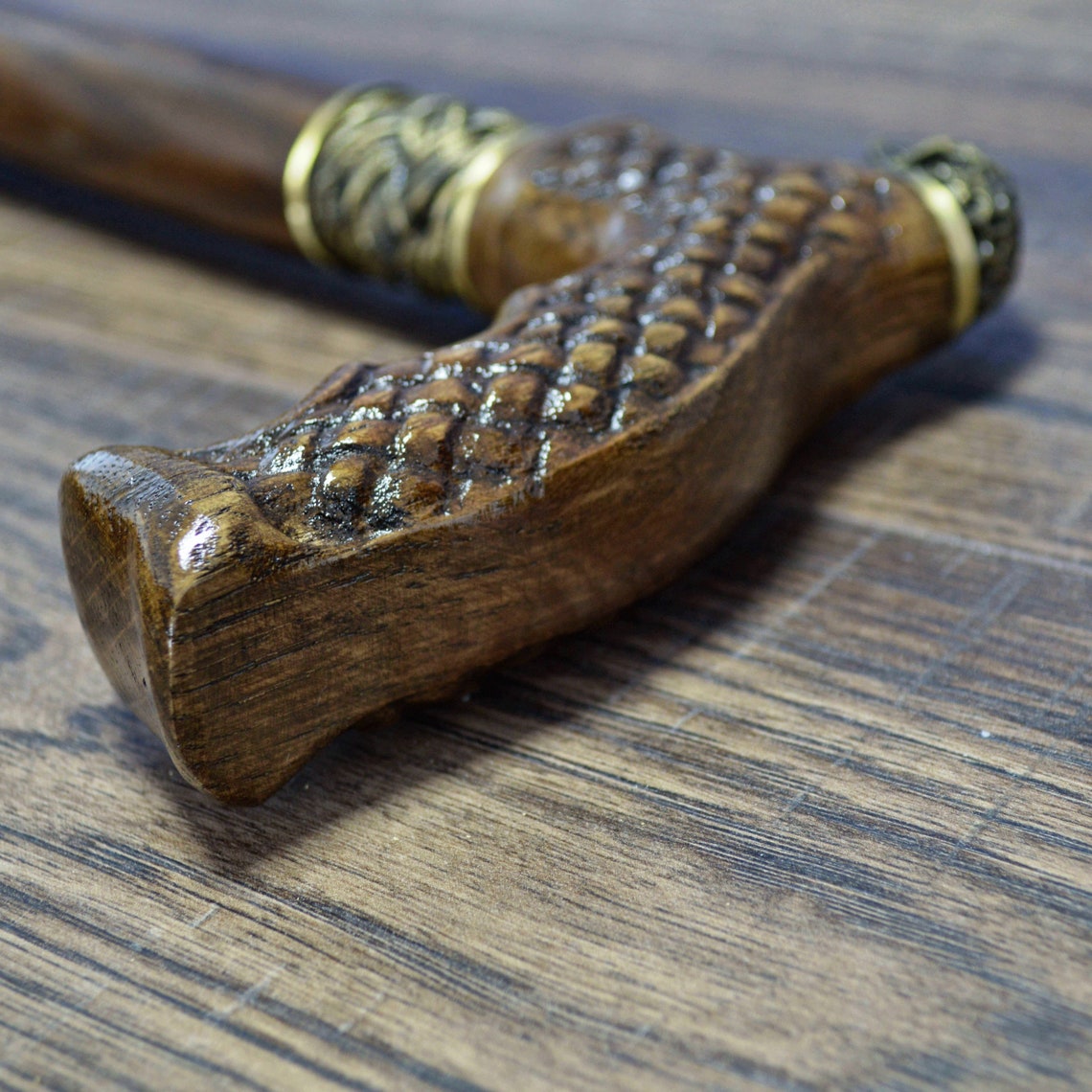 Walking Cane Wooden Sticks Walking Stick Alien Skull OAK wood | Etsy