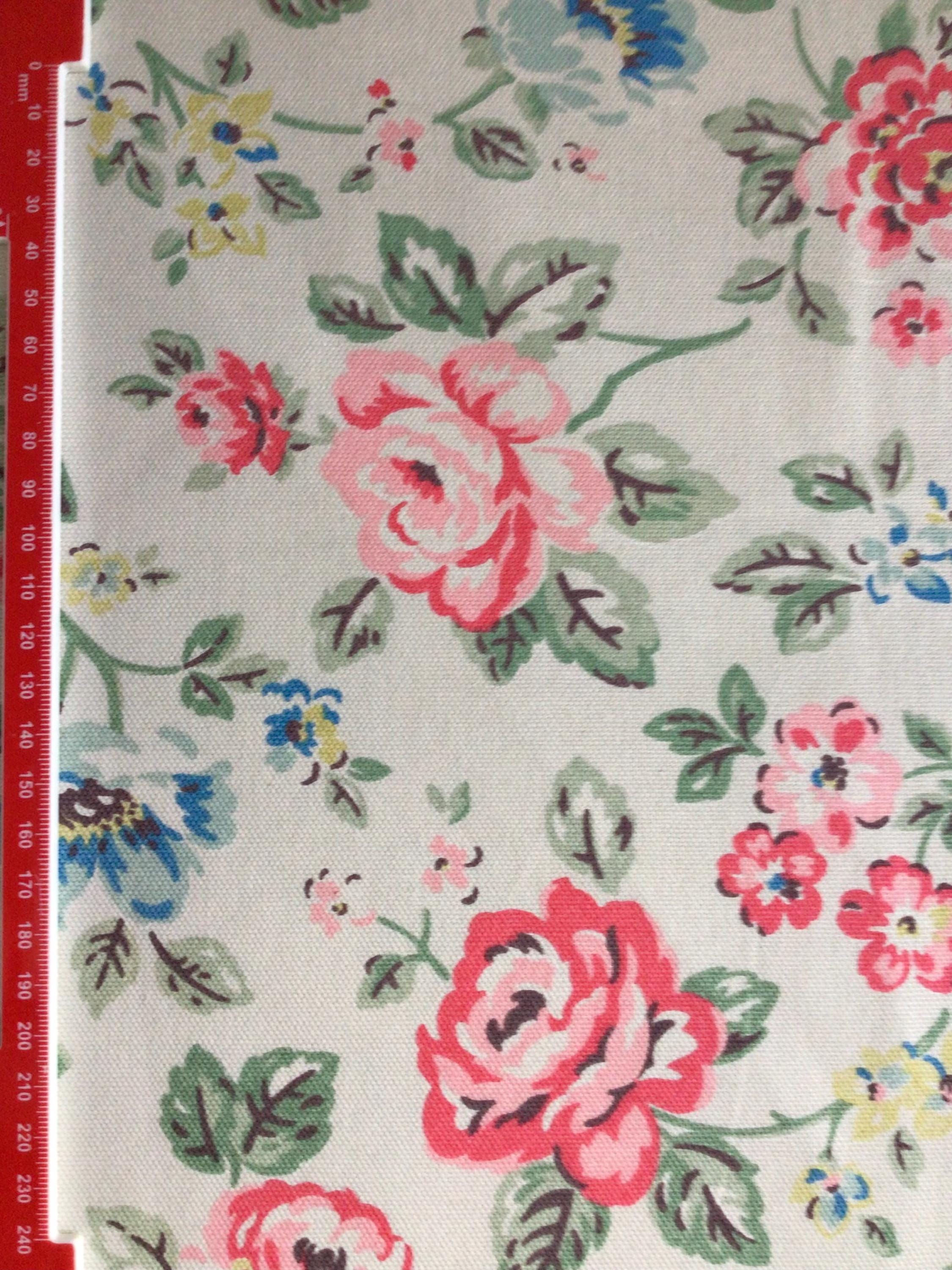 FABRIC Cath Kidston Rainbow Rose 100% Cotton Duck New Assorted Sizes - Etsy