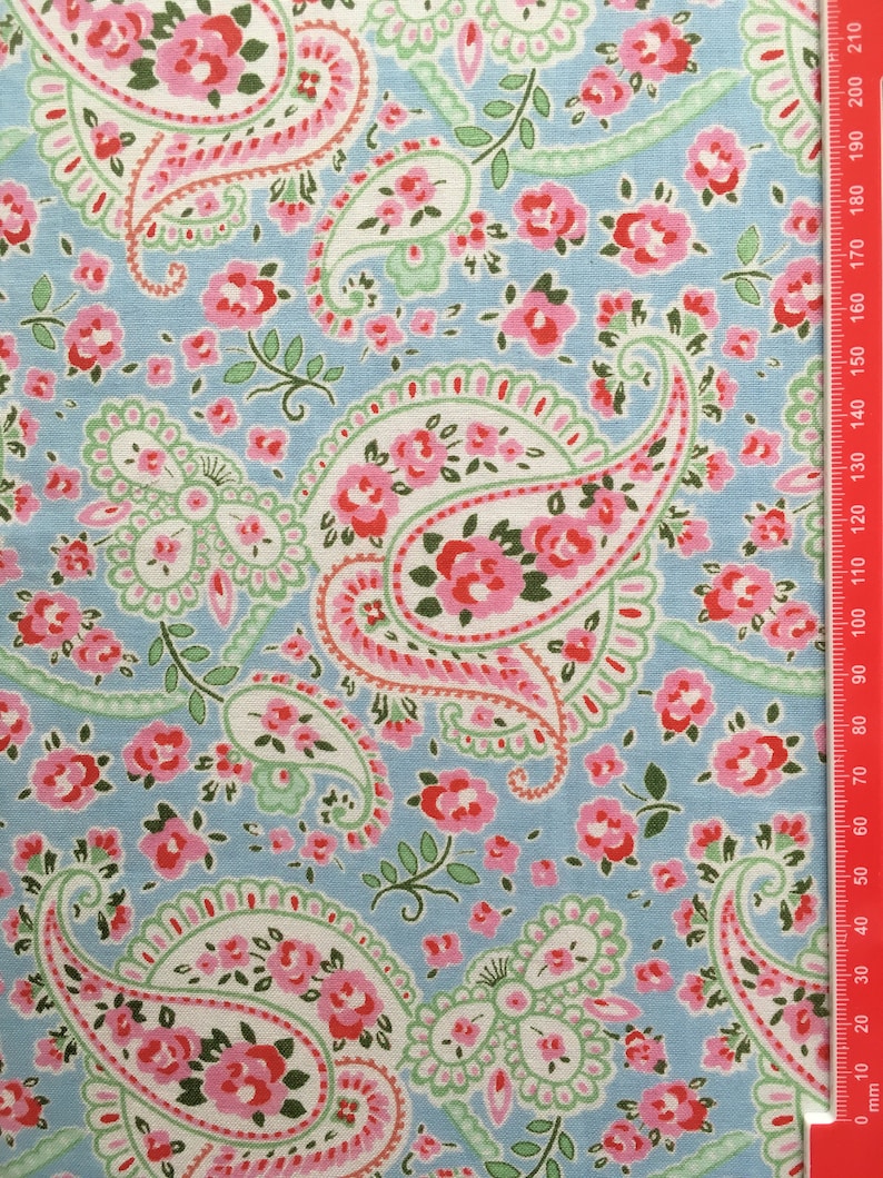 FABRIC Cath Kidston for IKEA Rosali Range Choice of 2 Patterns Paisley ...