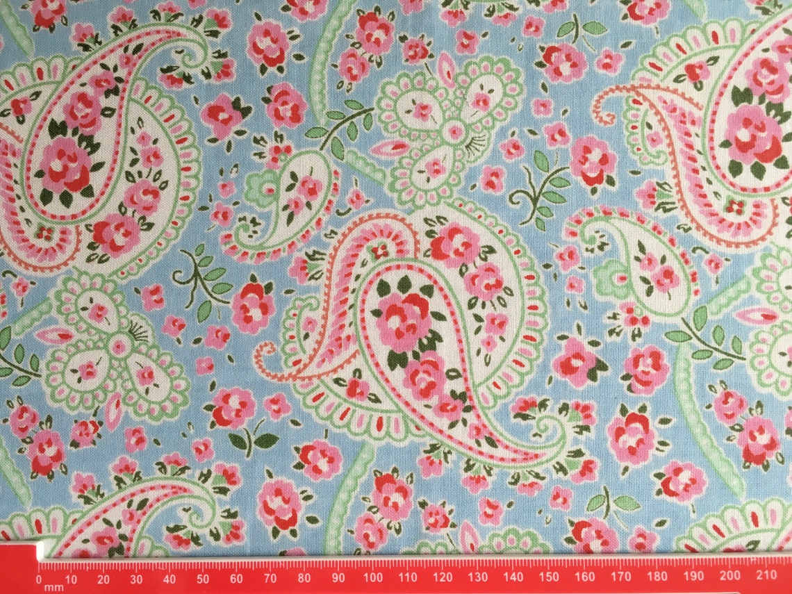 FABRIC Cath Kidston for IKEA Rosali Range Choice of 2 Patterns Paisley ...