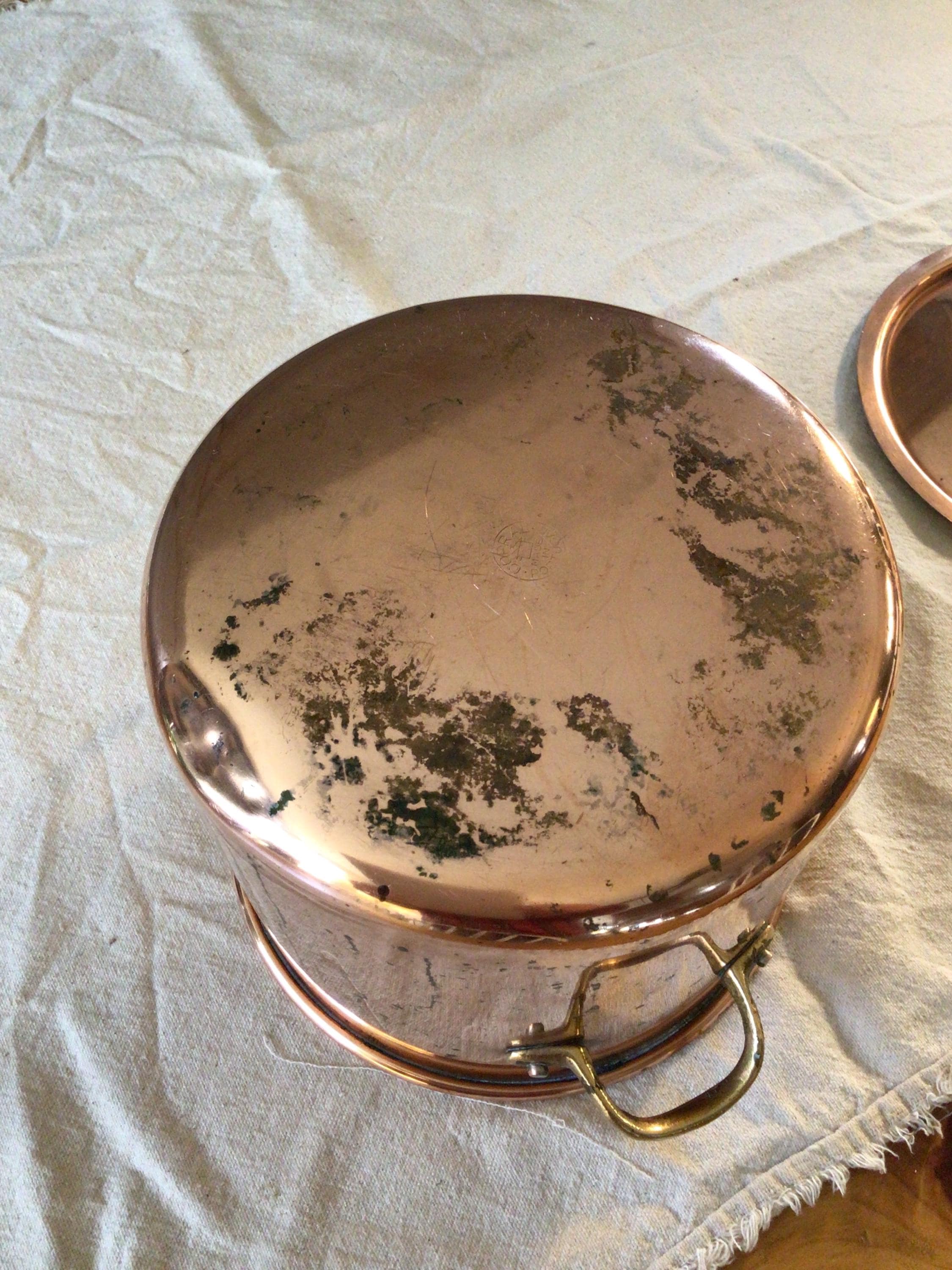 Vintage Copper Stock Pot With Lid Marked COPRAL Made in Portugal - Etsy