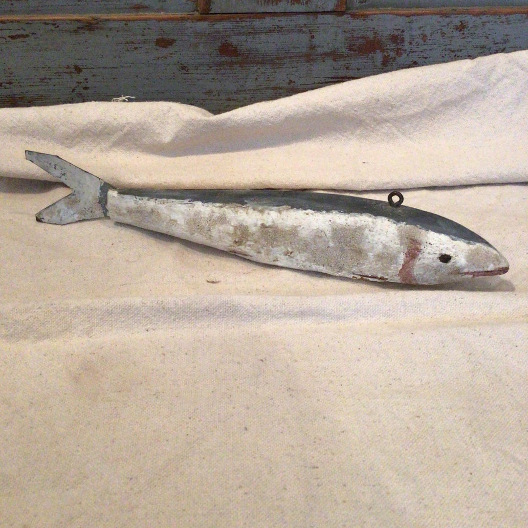 Vintage Michigan Hand Carved Ice Fishing Decoy - Etsy