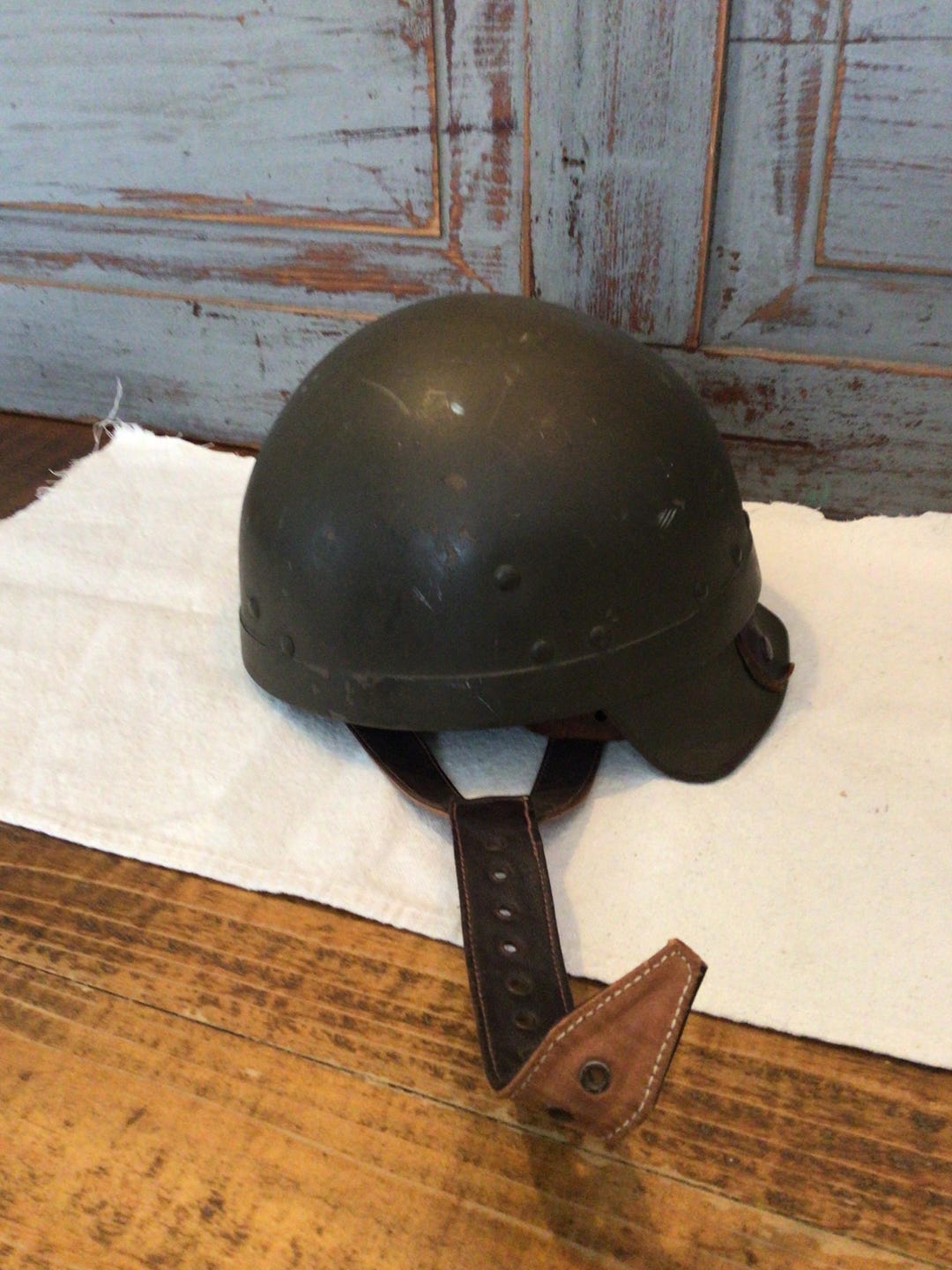 Vintage French Military Helmet - Etsy