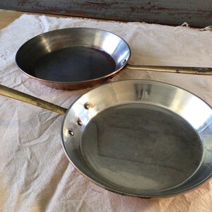 Vintage Matching Copper Fry Pans Marked COPRAL Made in Portugal - Etsy