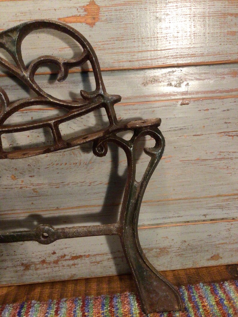 Vintage Children’s Cast Iron Park Bench Ends Set - Etsy