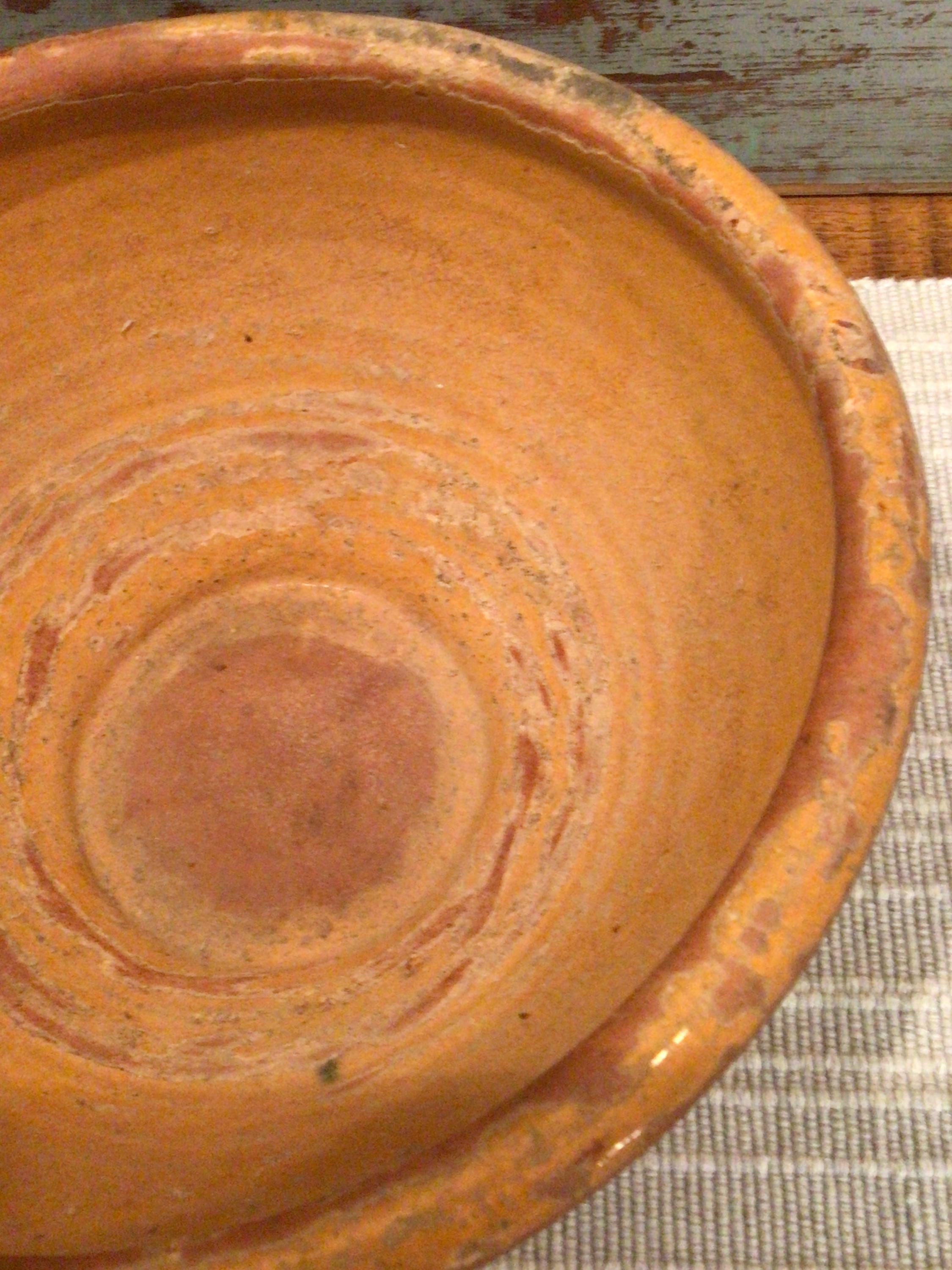 Antique Hand Made Redware Bowl - Etsy
