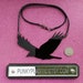 Laser Cut Crow Bird Acrylic Necklace.acrylic Asylum Stock. - Etsy