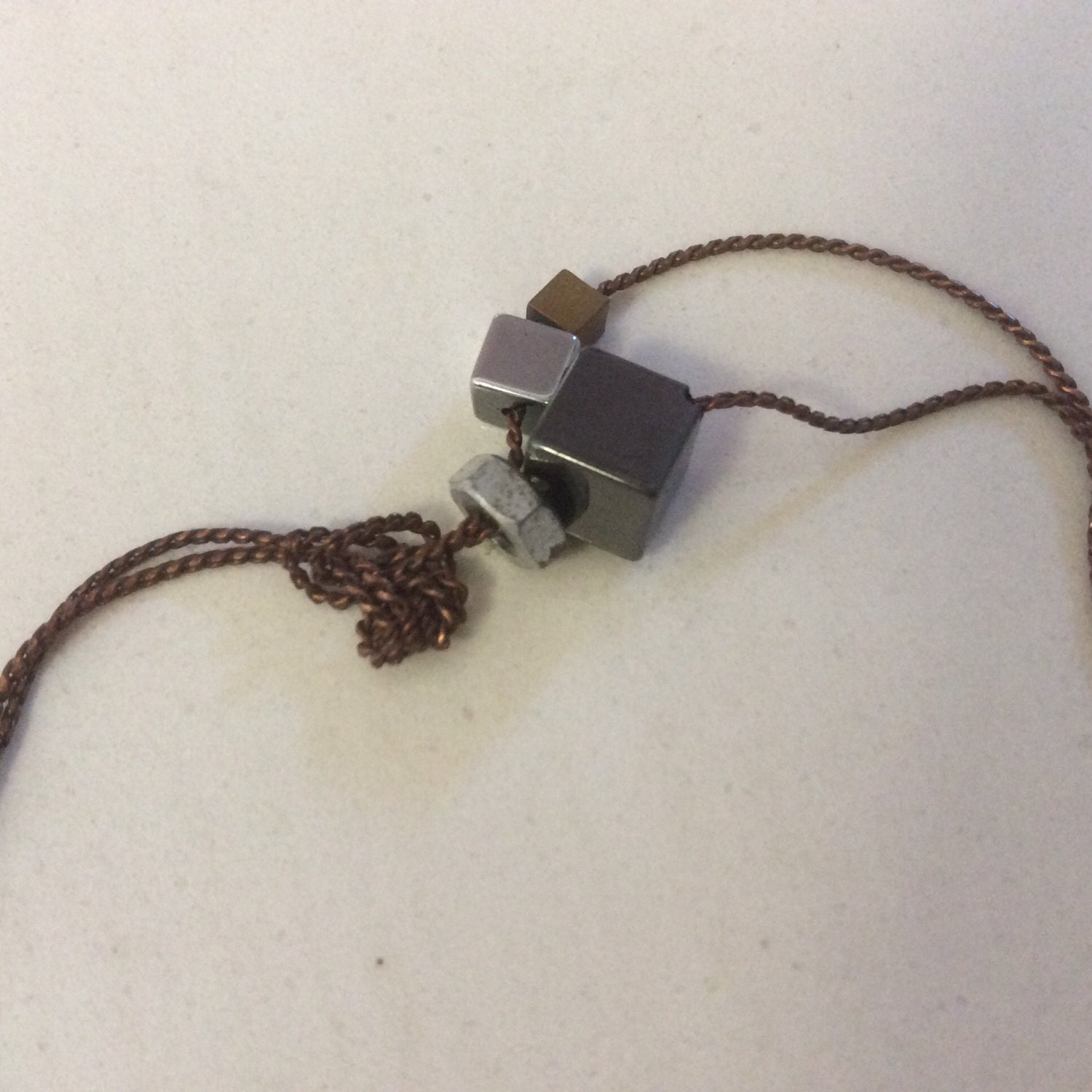 Hem Cube Necklace - Etsy