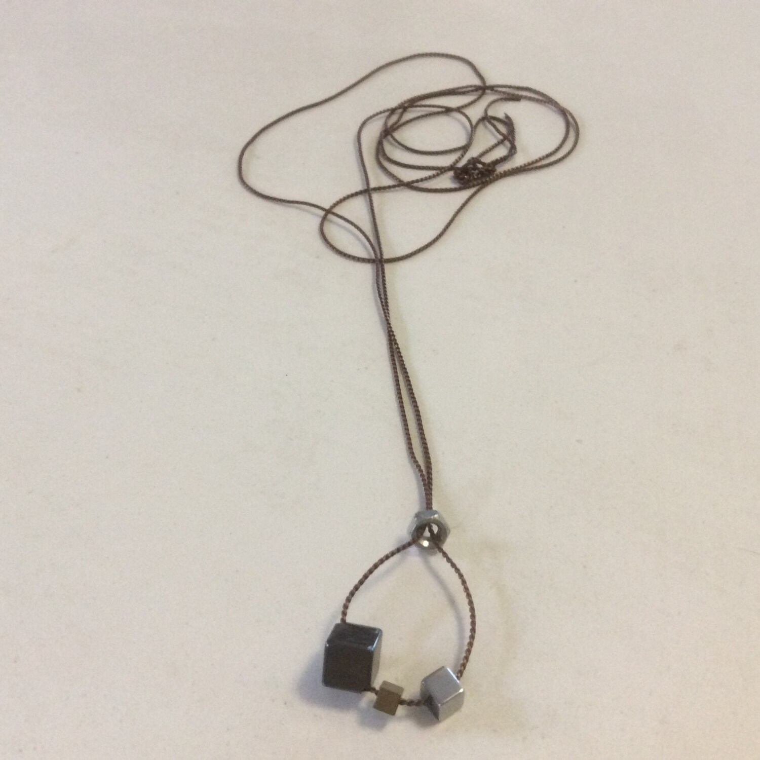 Hem Cube Necklace - Etsy