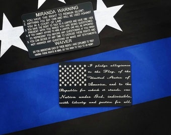 Pirtle Warning Metal card | Etsy