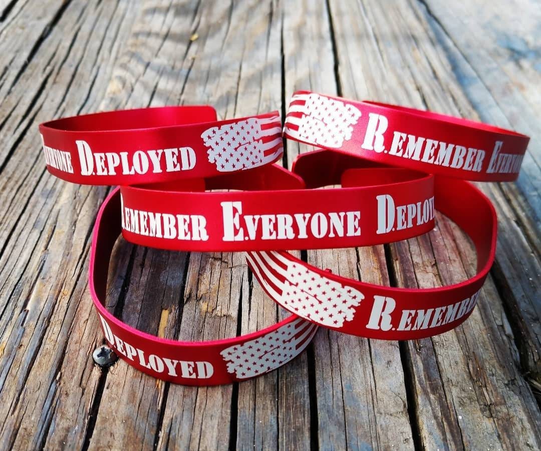 R.E.D. Remember Everyone Deployed Bracelet - Etsy