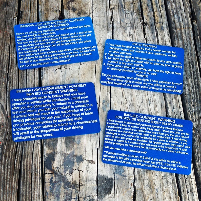 Indiana Miranda, Pirtle, Implied Consent, and Fatal or Serious Injury ...