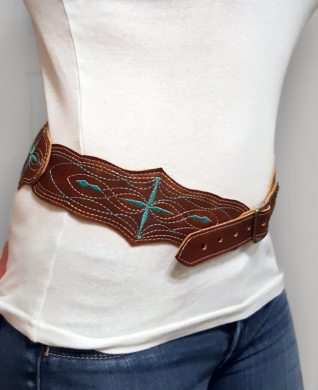 Digital Embroidery : Western Style Embroidered Belt and Cuff - in the ...