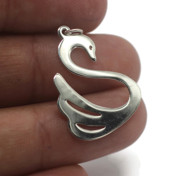 Swan Necklace - Etsy