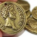 Roman Empire Emperor Ceasar Replica Coin, Antique Bronze Coins, 27 Mm ...