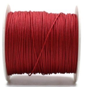 0.031 Inch Chinese Knot Red Nylon Thread Lift Cord, 100 Yards Spool ...