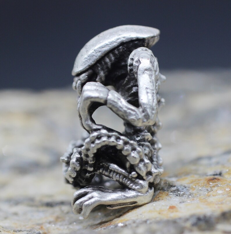 Matt Silver Alien Paracord Beads Knife Beads Lanyard Beads | Etsy