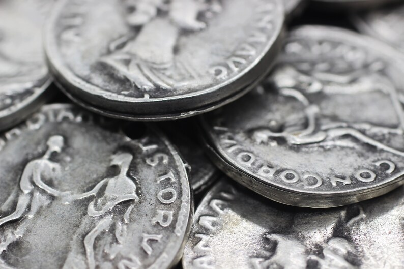 Small Agrippina the Younger Roman Empress Matt Silver Coins | Etsy