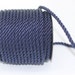 Dark Blue Rayon Rope, 4 Mm (0,15 In), Blue Cord, Twisted Braid Cords ...