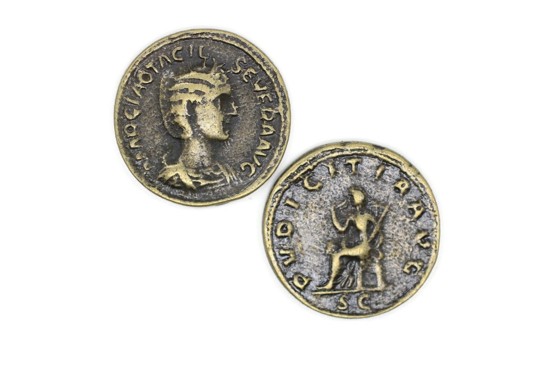 Bronze Plated Philip I Coins Marcia Otacilia Severa Augusta, 29 Mm ...