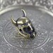 Collectible Vintage Bronze Orc Helmet Beads, 19 Mm Helmet Bracelet ...