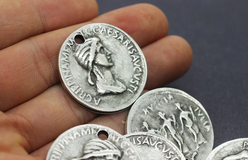 Agrippina the Younger Roman Empress Matt Silver Coins 34 Mm | Etsy