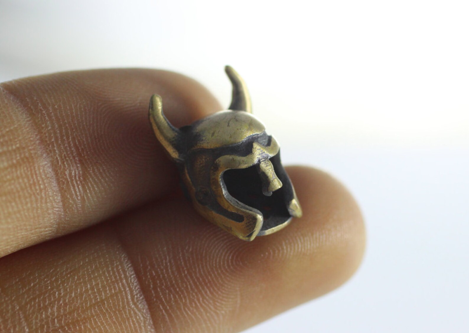Collectible Vintage Bronze Orc Helmet Beads 19 Mm Helmet - Etsy