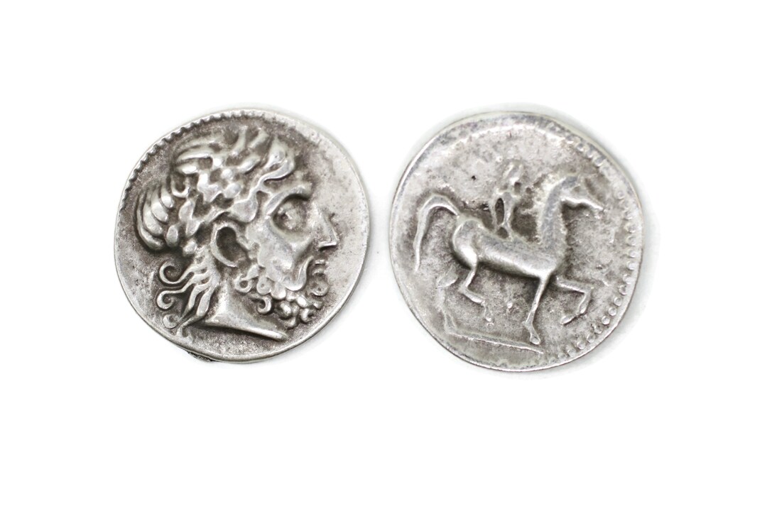 King of Macedonia PHILIP II, 25 Mm Roman Empire Artifact, Ancient Greek ...