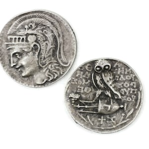 Roman Women With Helmet Antique Silver Coins, 26.5mm Roman Empire ...