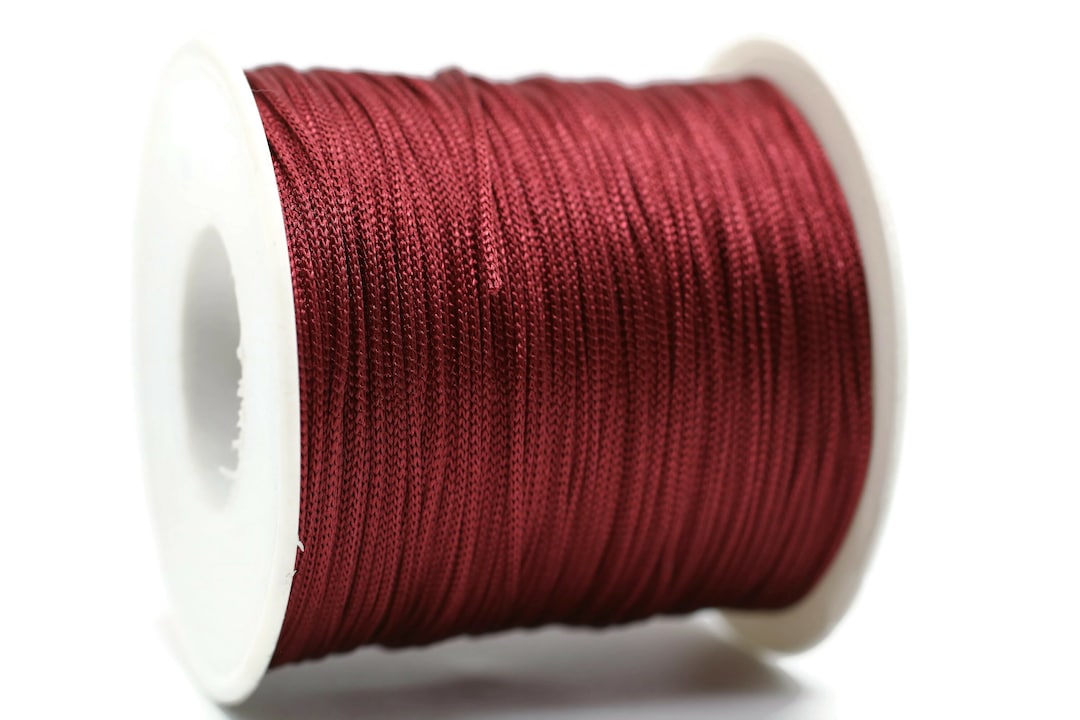 0.039 Inch Chinese Knot Claret Red Nylon Lift Cord for Shades, 100 ...