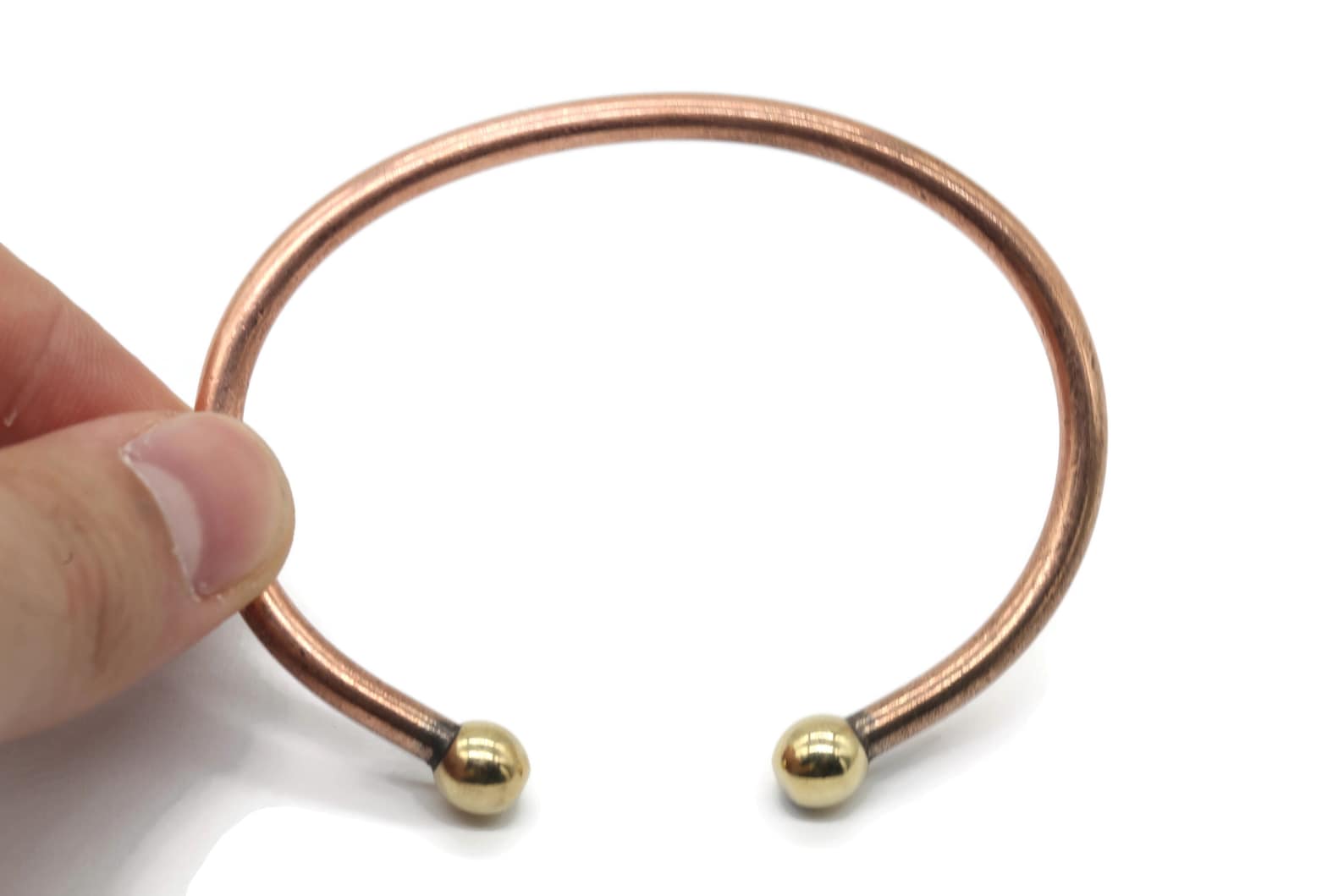 Pure Copper Bracelet, Hammered Copper Bracelet, Unisex Bangle, Men ...