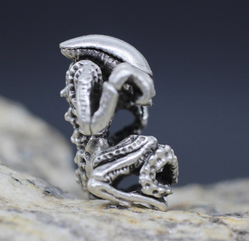 Matt Silver Alien Paracord Beads Knife Beads Lanyard Beads | Etsy