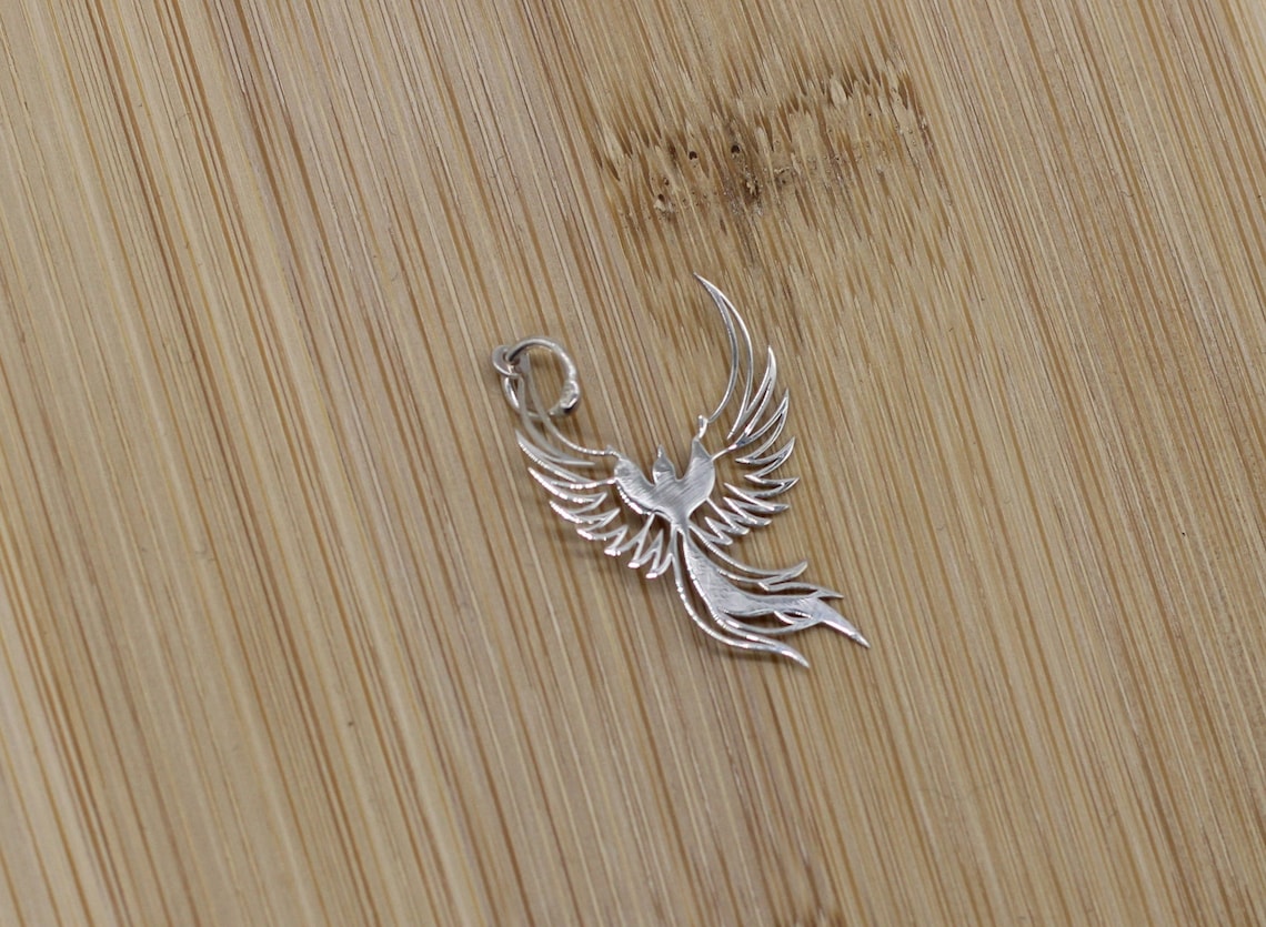 Phoenix 925 Sterling Silver Charm Personalized Gift Dainty - Etsy