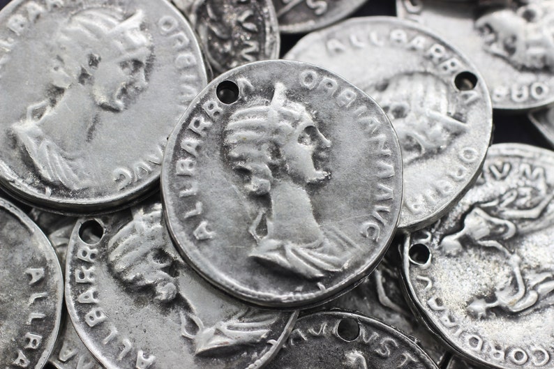 Small Agrippina the Younger Roman Empress Matt Silver Coins | Etsy