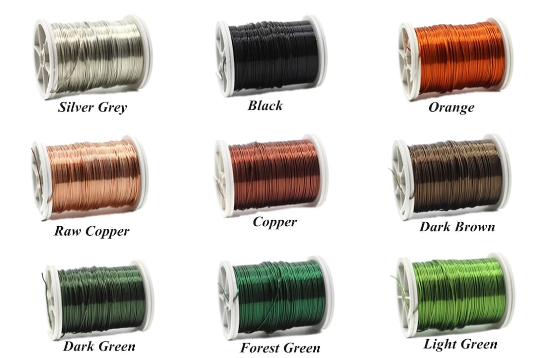 Pick Your Color, Green, Pink, Purple, Red, Blue, Black, 22 Gauge 0.6 Mm ...